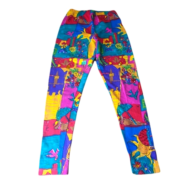 OK SAM | Bottoms | Ok Sam Girls Beach Bazzled Leggings S | Poshmark